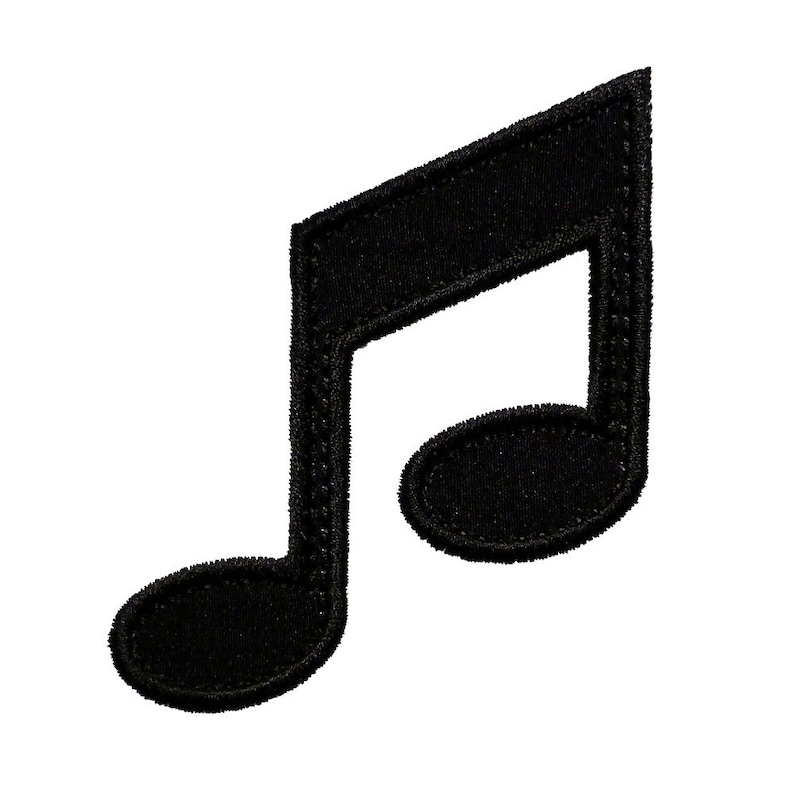 Music Note Applique Machine Embroidery Design Pattern in 4 - Etsy
