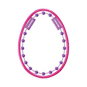 Easter Egg Banner in the Hoop Banners Machine Embroidery Designs ...