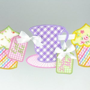 Tag Set ITH Project Machine Embroidery Design Applique Patterns All ...