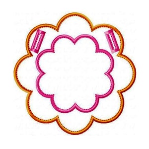 Flower Power Banner in the Hoop Banners Machine Embroidery Designs ...
