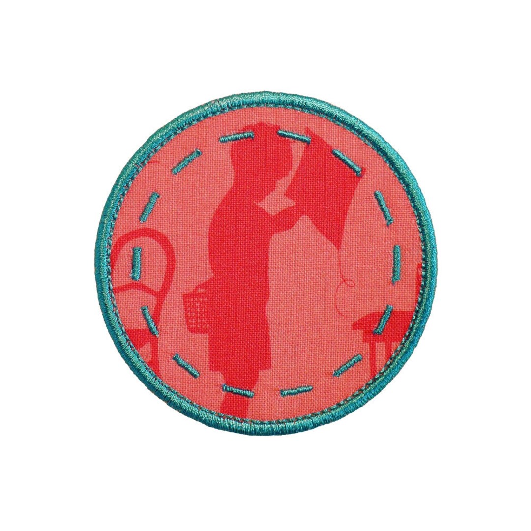 Stitched Circle Frame Appliques Machine Embroidery Design Applique ...