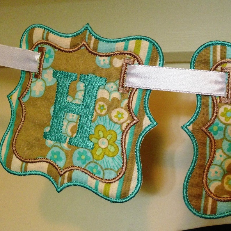 Fancy Square Banner in the Hoop Banners Machine Embroidery Designs ...