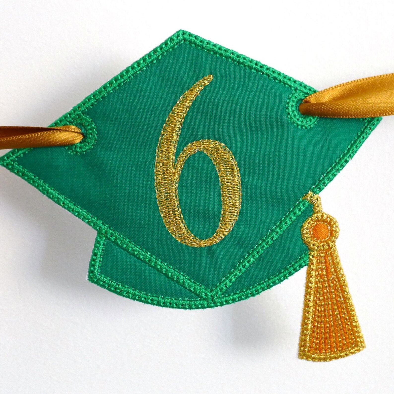 Graduation Cap Banner ITH Project Applique Machine Embroidery - Etsy
