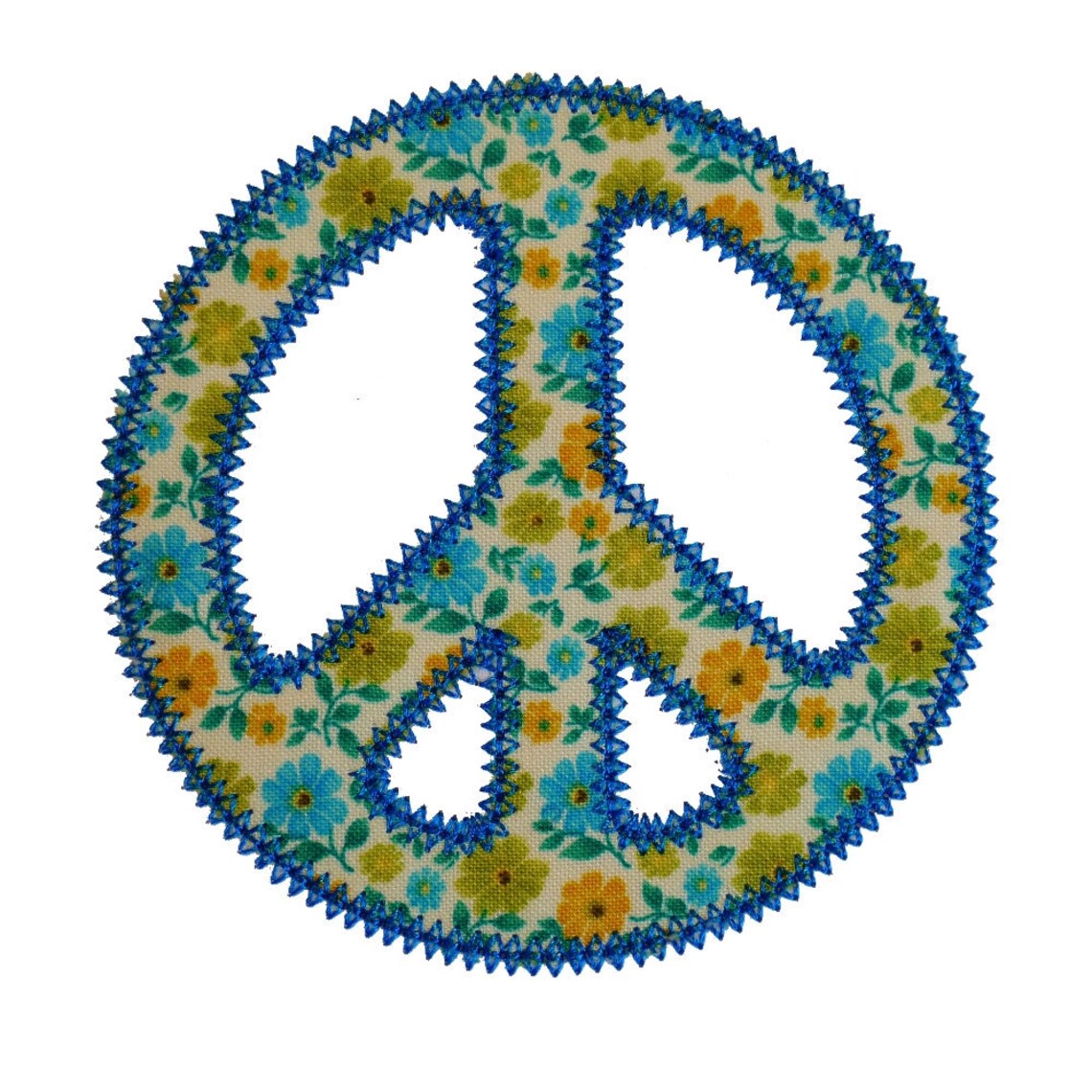 Peace Sign Appliques Machine Embroidery Designs Applique - Etsy