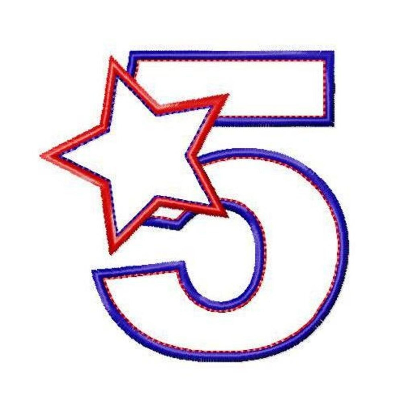Starry Starry Numbers Appliques Machine Embroidery Designs - Etsy