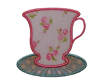 Teapot Machine Embroidery Designs Applique Patterns in 6 Sizes | Etsy