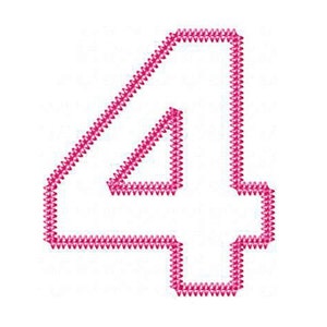Pretty Applique Numbers Machine Embroidery Designs Appliques Patterns ...