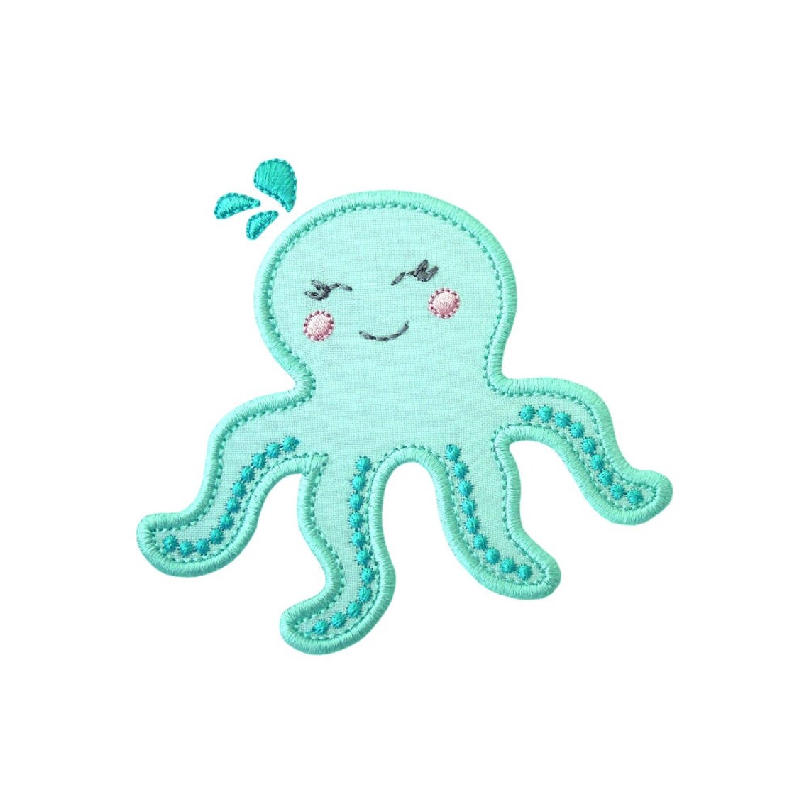 Octopus Applique Machine Embroidery Designs Pattern in 3 Sizes 4", 5 ...