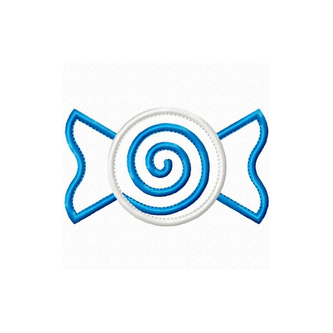 Candy Piece Machine Embroidery Design Applique Patterns in 5 Sizes 3 ...