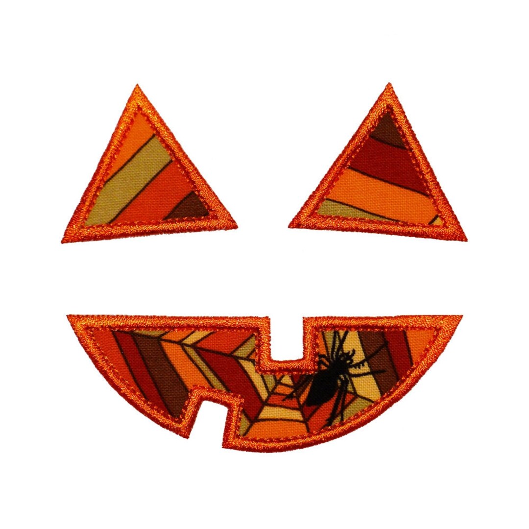 Jackolantern Faces Machine Embroidery and Applique Design Patterns in ...