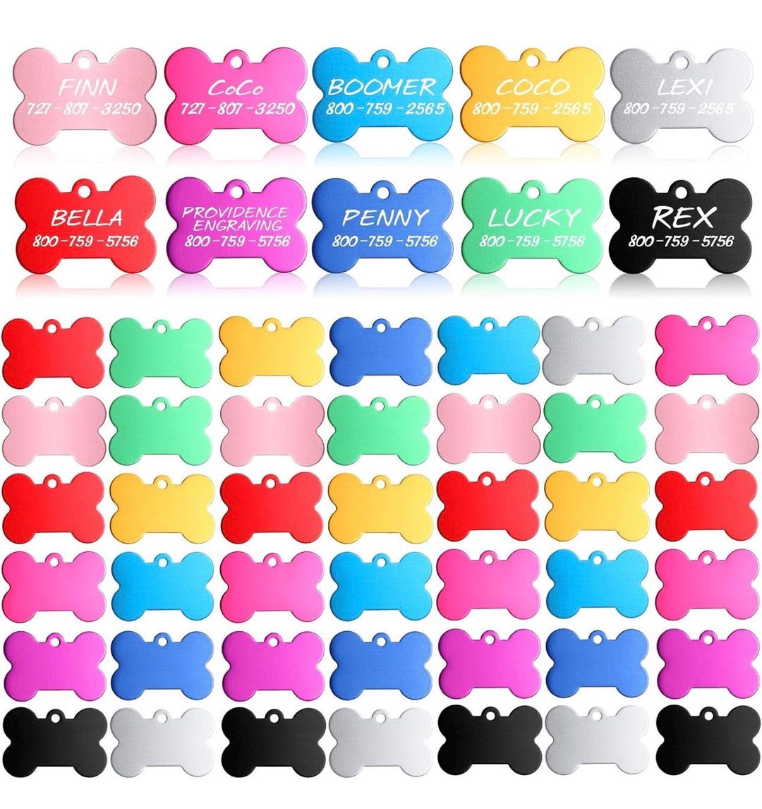 Laser Engraved Pet I.D. Tag - Etsy