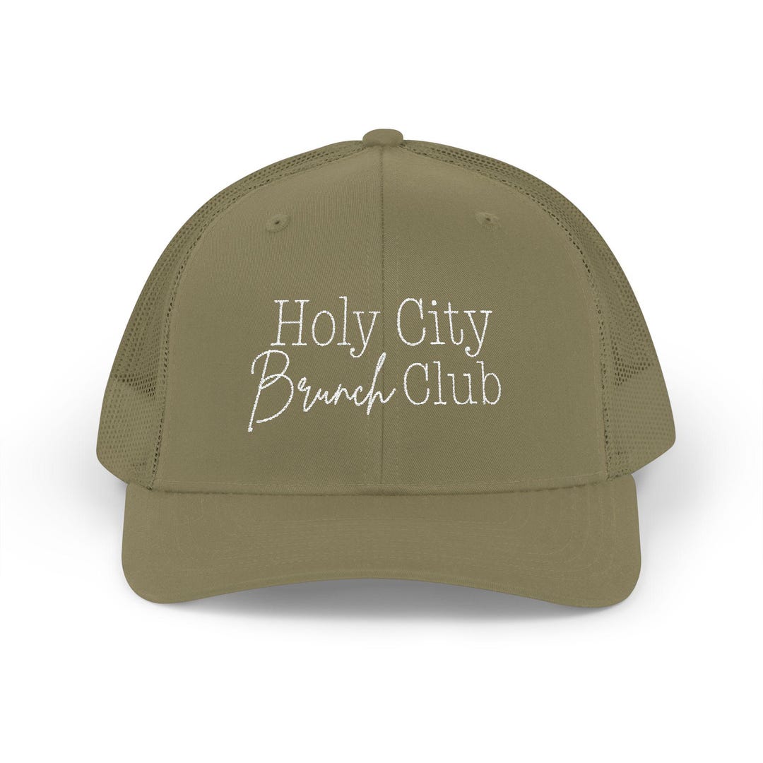 Holy City Brunch Club Trucker Hat | Snapback Cap for Brunch Lovers ...