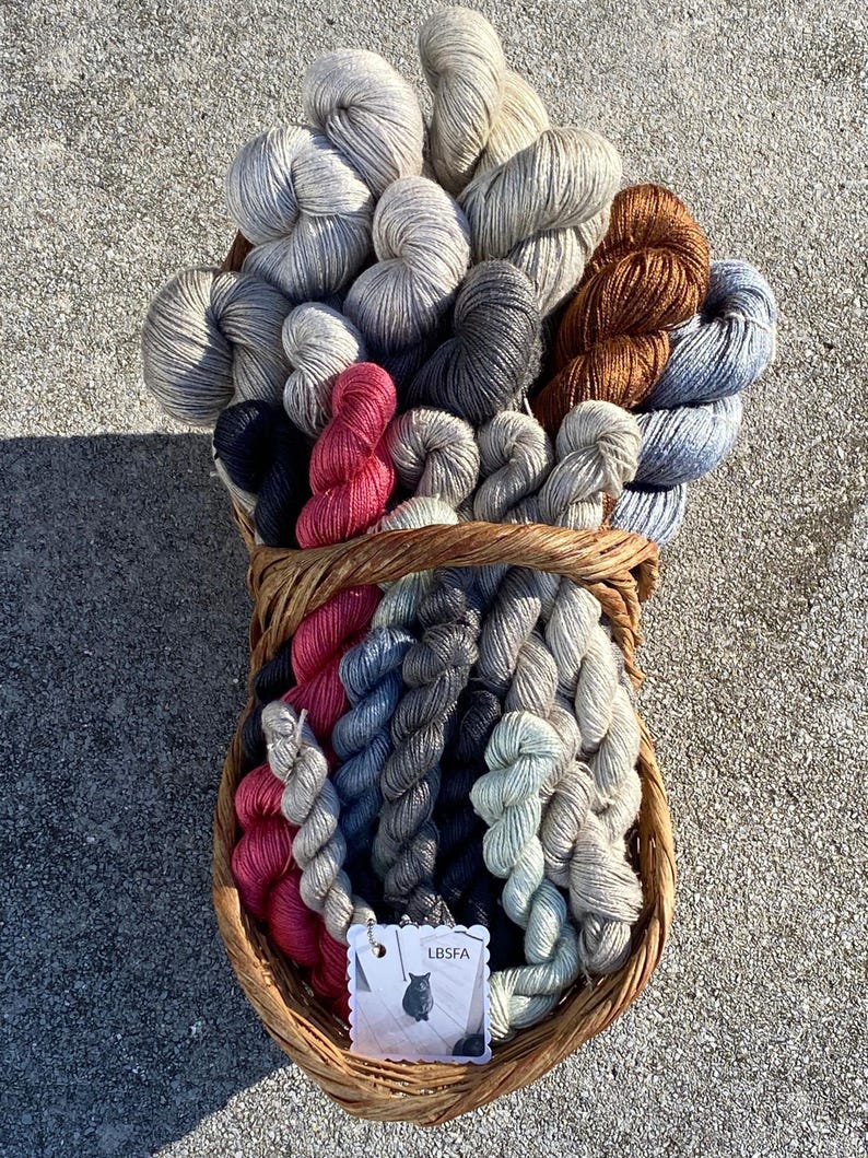 Assorted Colors of Mulberry Silk Yarn - Etsy