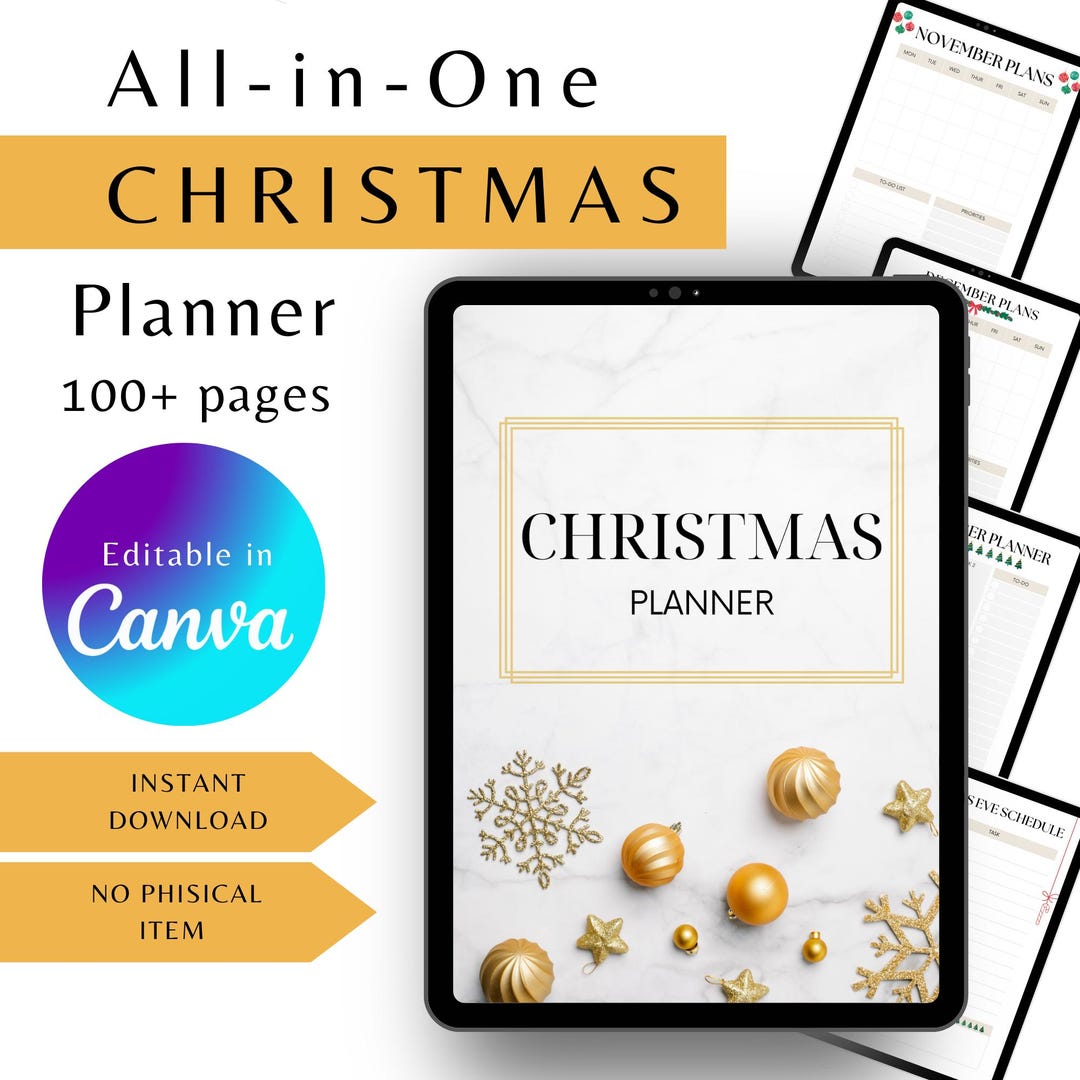 Big All-in-one Christmas Planner for Weekly and Daily Planning ...