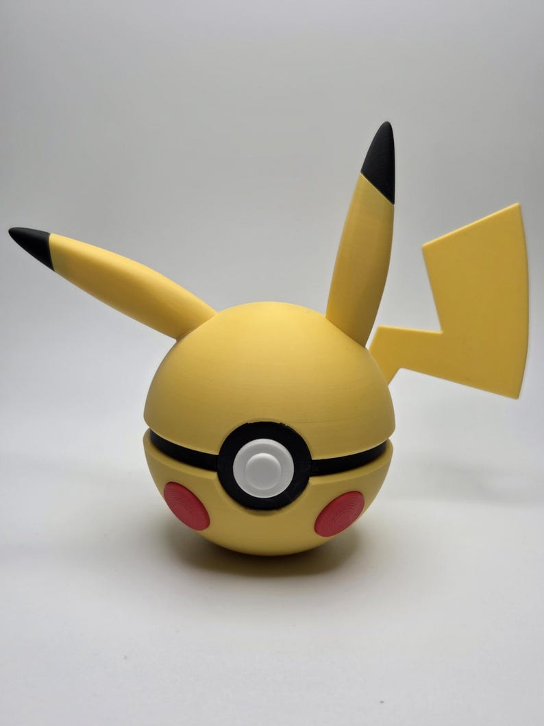 Pikachu Pokeball Figure - Etsy