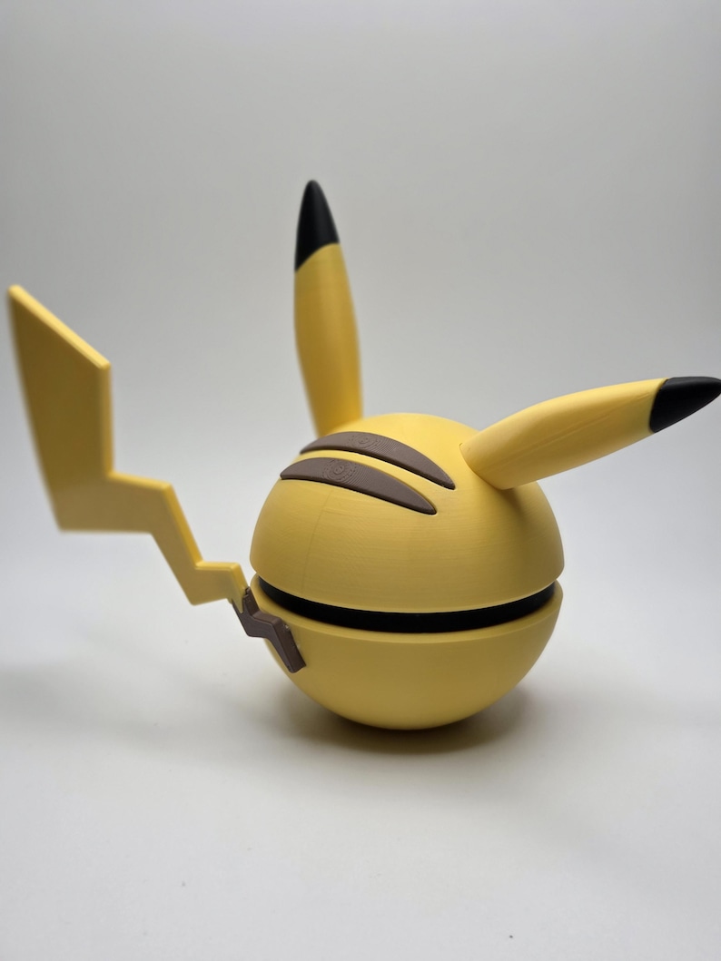 Pikachu Pokeball Figure - Etsy