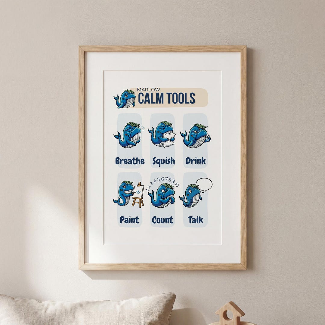 Calm Tools Poster for Kids – Calm Corner Printable – Emotional ...