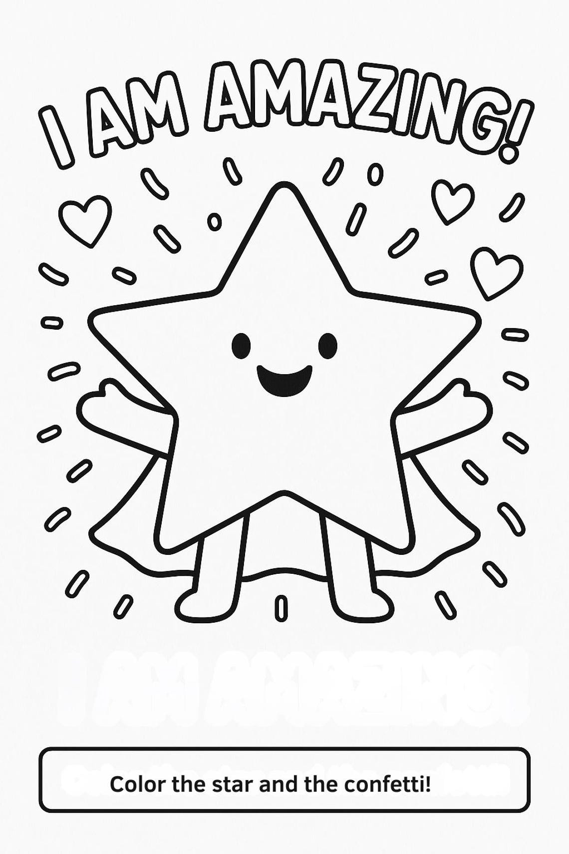 Social-emotional Learning (SEL) Affirmation Cards and Coloring Pages - Etsy