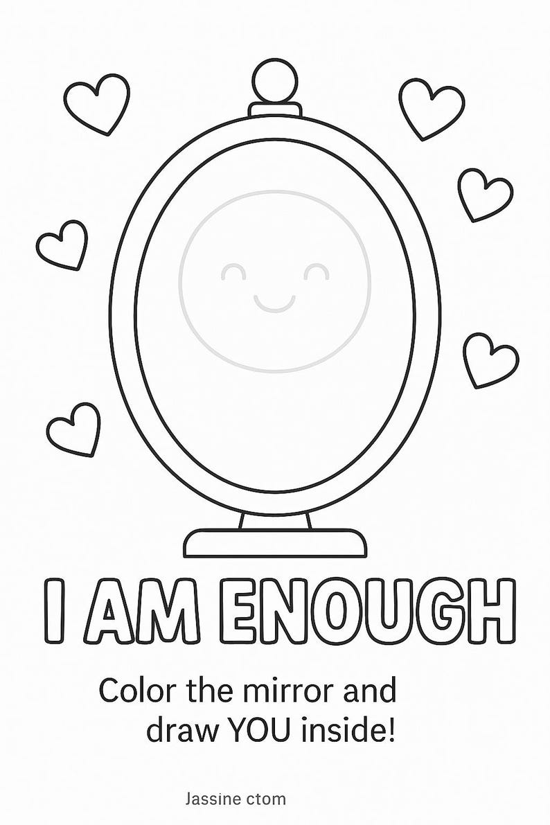 Social-emotional Learning (SEL) Affirmation Cards and Coloring Pages - Etsy