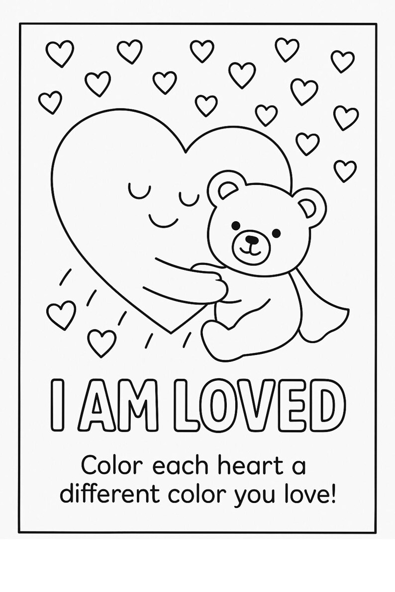 Social-emotional Learning (SEL) Affirmation Cards and Coloring Pages - Etsy
