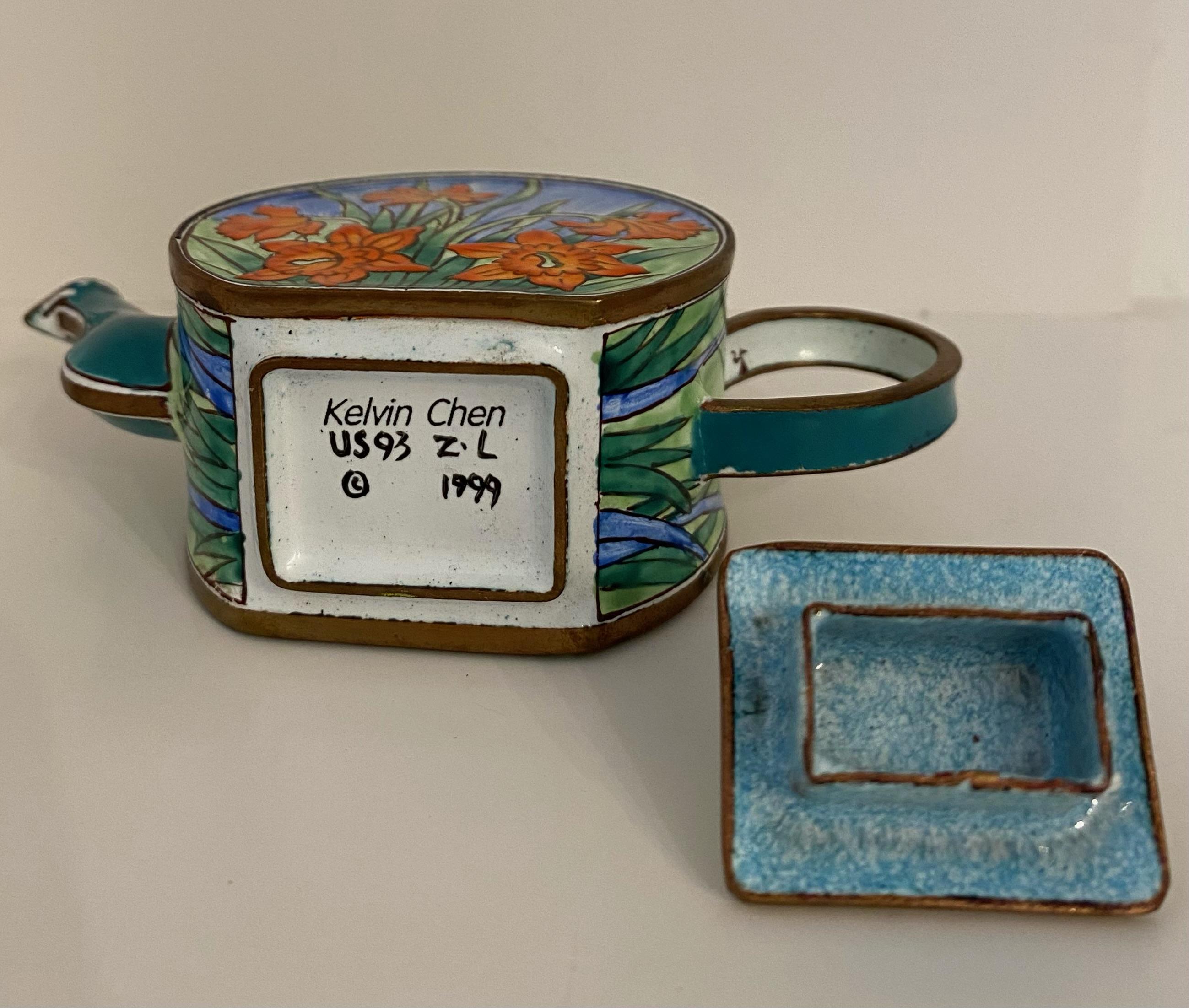 Kelvin Chen Collectible Miniature Teapot - Etsy