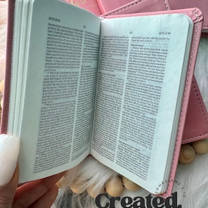 TINY Testament, NEW TESTAMENT Thin Print Bible, Personalized Gifts - Etsy
