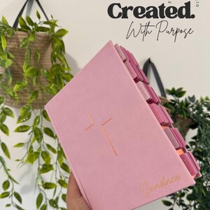 Pink NIV JESUS BIBLE, Bible With Tabs, Personalized Gifts, Pink Hard ...