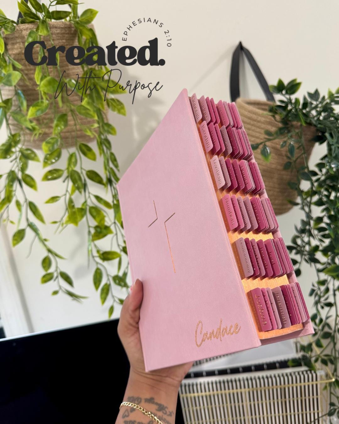 Pink NIV JESUS BIBLE, Bible With Tabs, Personalized Gifts, Pink Hard ...