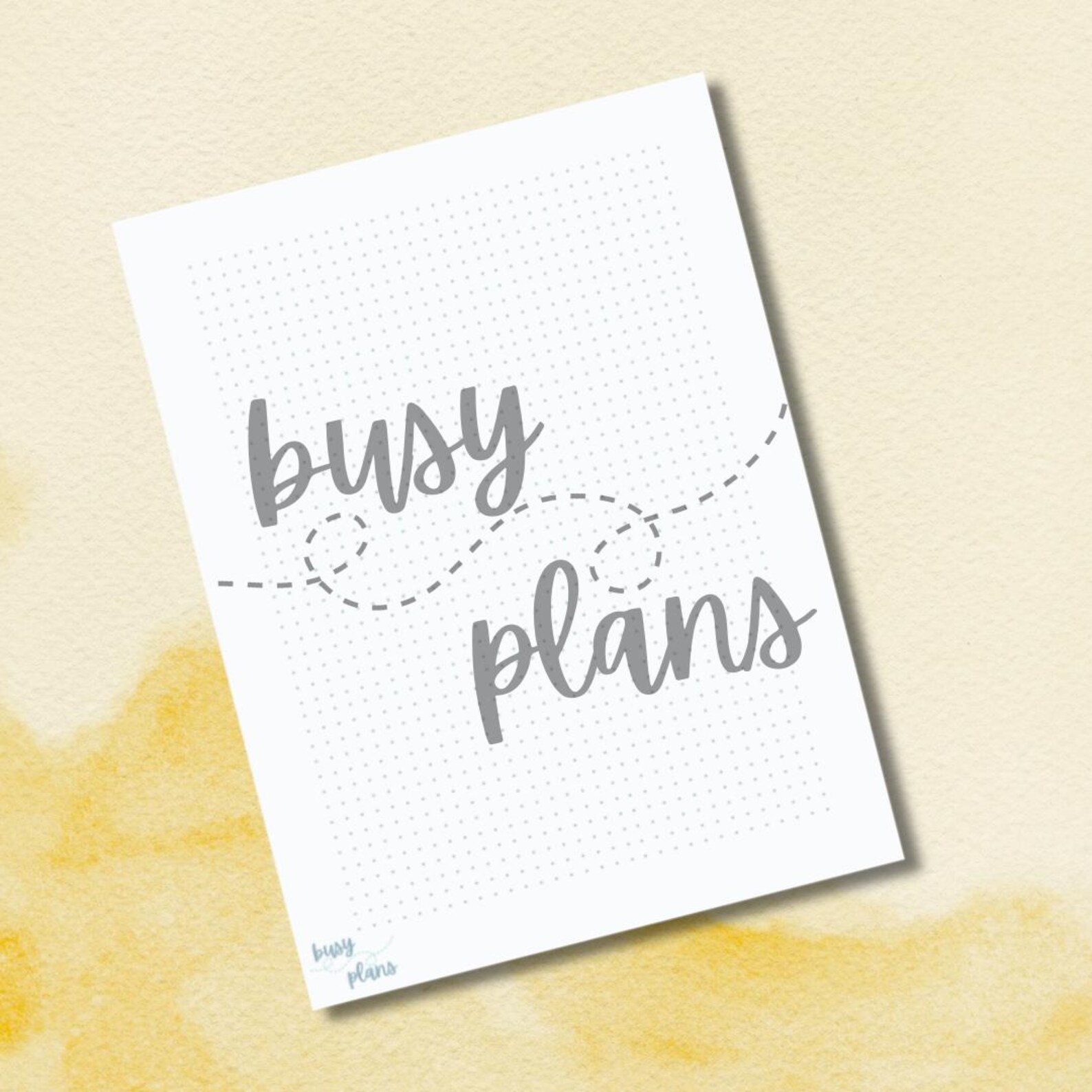 Undated Colorblock Planner PDF Template - Etsy