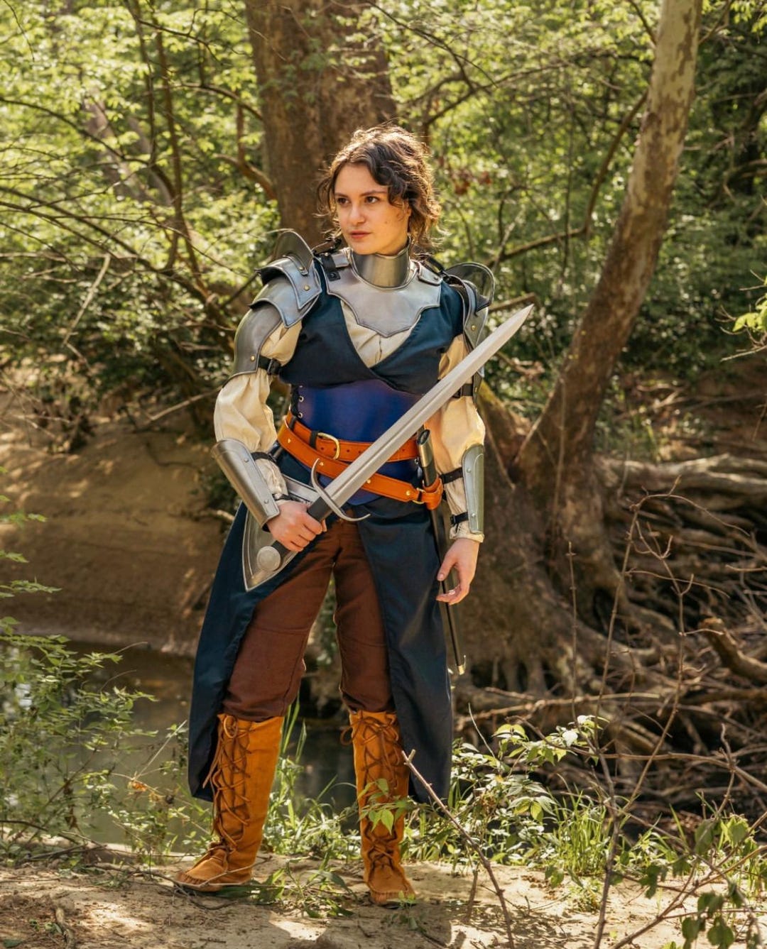 Medieval Female Knight Armor Suit - Polished Steel Full Body Plate ...