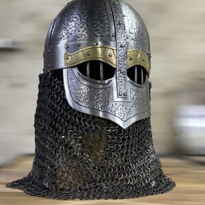 Medieval Viking Vols Great Helmet - Authentic Norse Armor Replica ...