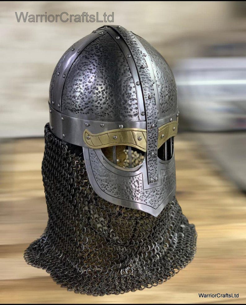 Medieval Viking Vols Great Helmet - Authentic Norse Armor Replica ...