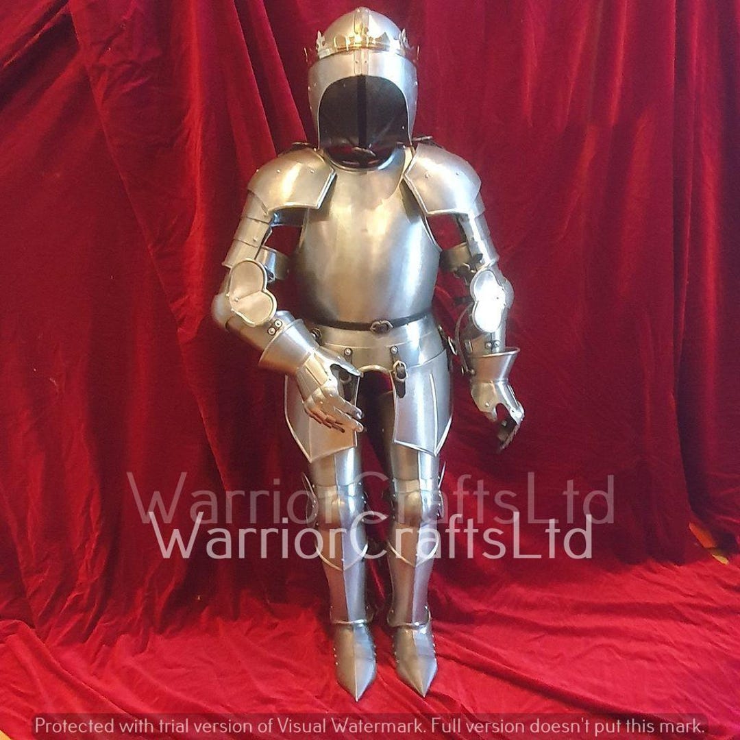 Medieval Knight Armor for Kids - Handcrafted Adjustable Complete Set ...