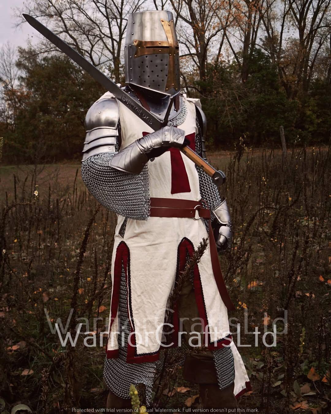 Medieval Knight Templar Full Body Armor Set-historical Reenactment ...