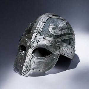 Handcrafted Viking Helmet - Norse Warrior Battle Mask - Medieval LARP ...