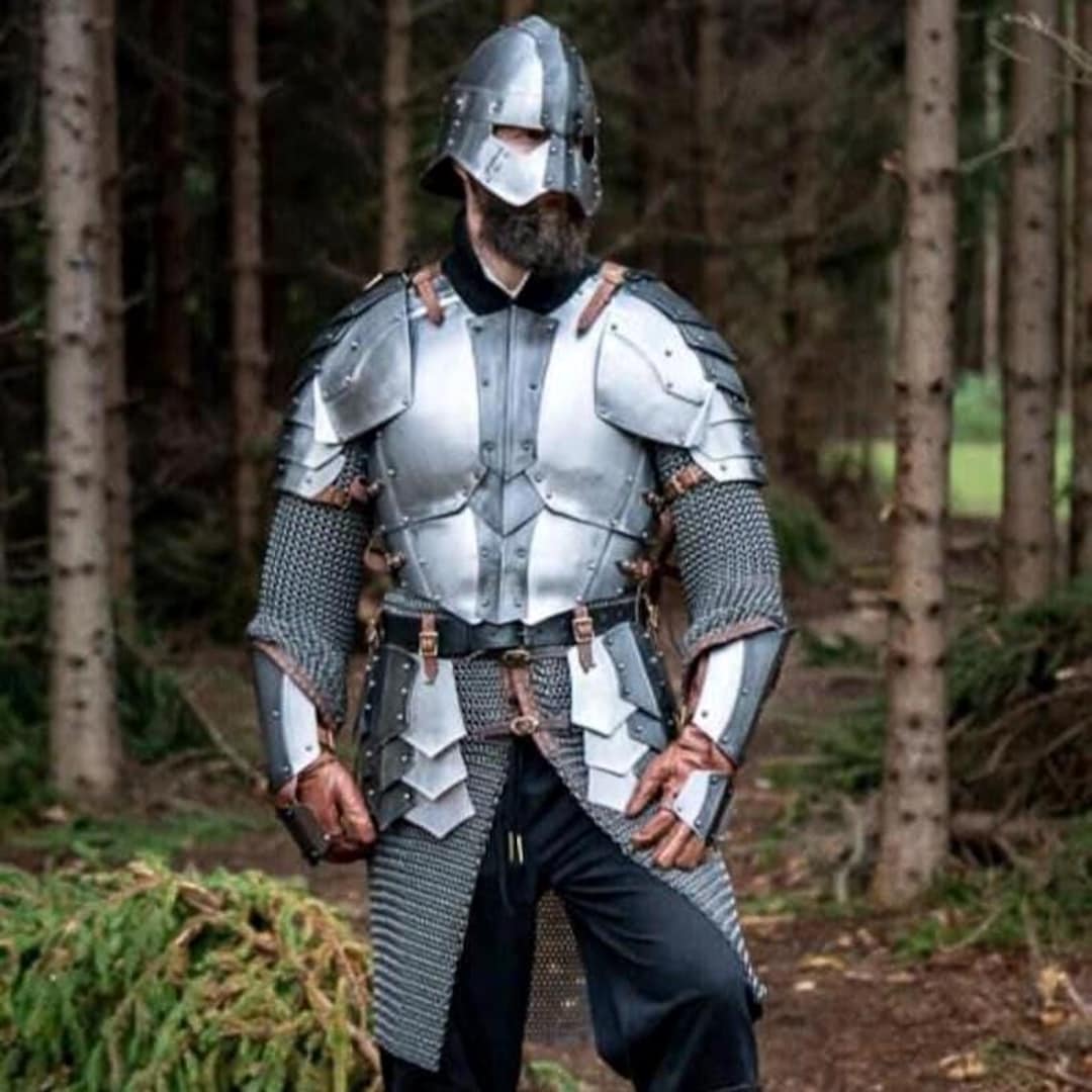 Dark Dreki Steel Knight Armor – Full-body Armor Set With Cuirass ...