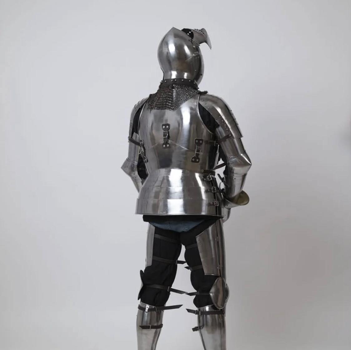 Medieval Full Suit of Armor | Handmade 18 Gauge Steel Knight Armour Set ...