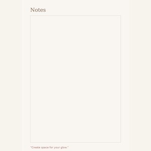 Glow-up Planner | Printable & Digital Self-care Journal (undated) - Etsy