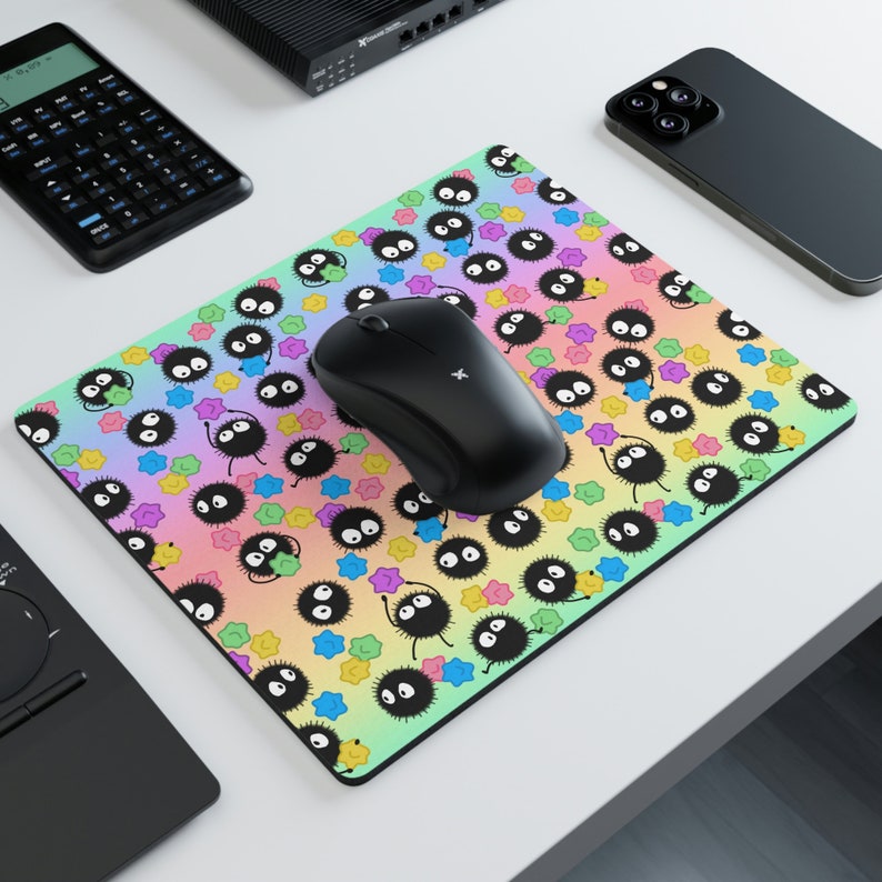 Rainbow Soot Sprite Rectangular Mouse Pad - Etsy