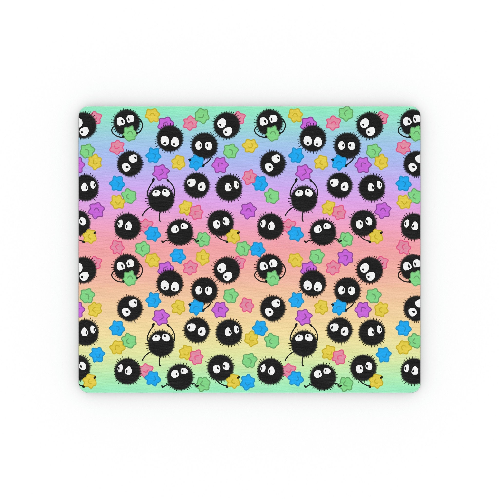 Rainbow Soot Sprite Rectangular Mouse Pad - Etsy