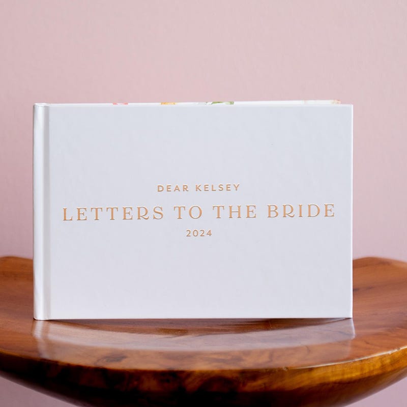 Letters to the Bride Book - Etsy