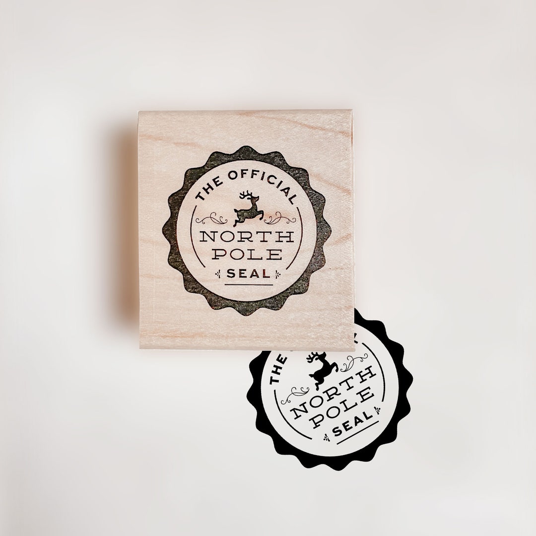 Wooden Official Santa Signature Stamp, Official Santa Signature Stamp ...
