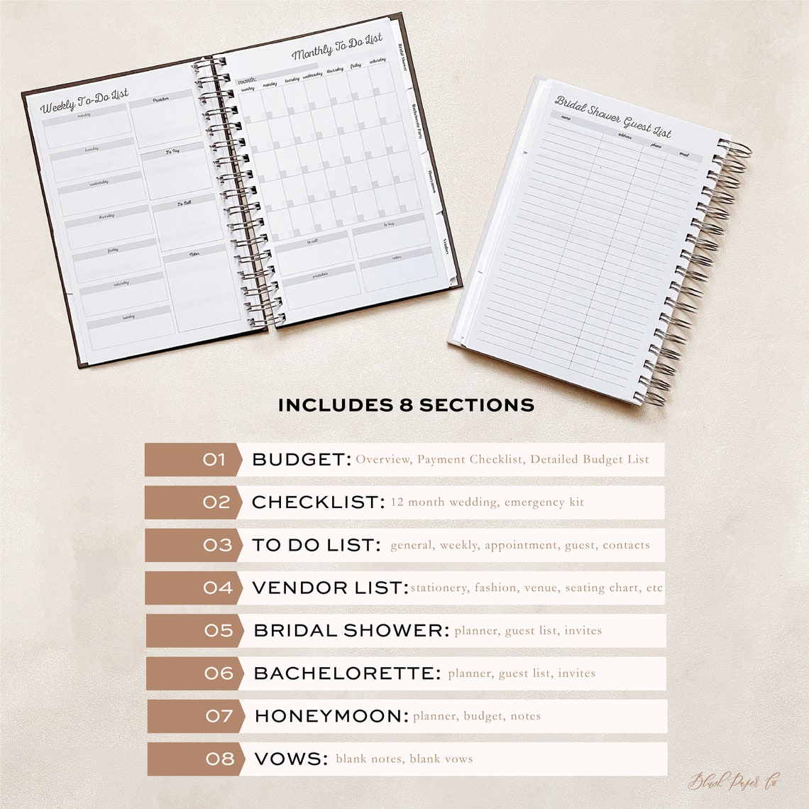 Personalized Wedding Planner Book Custom Wedding Planner - Etsy