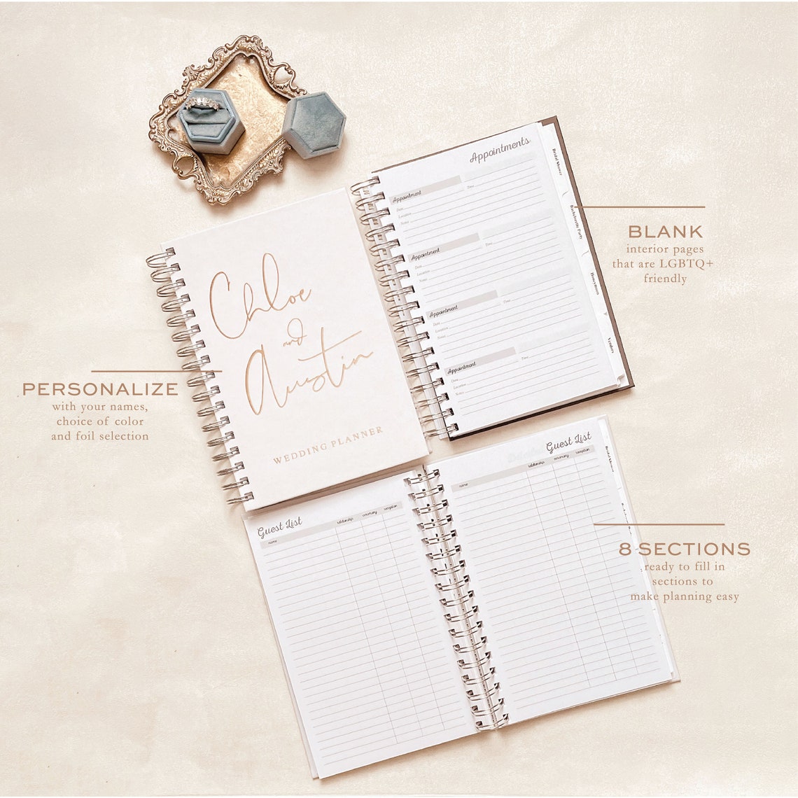 Wedding Planner Personalized Wedding Planner Notebook Bride - Etsy