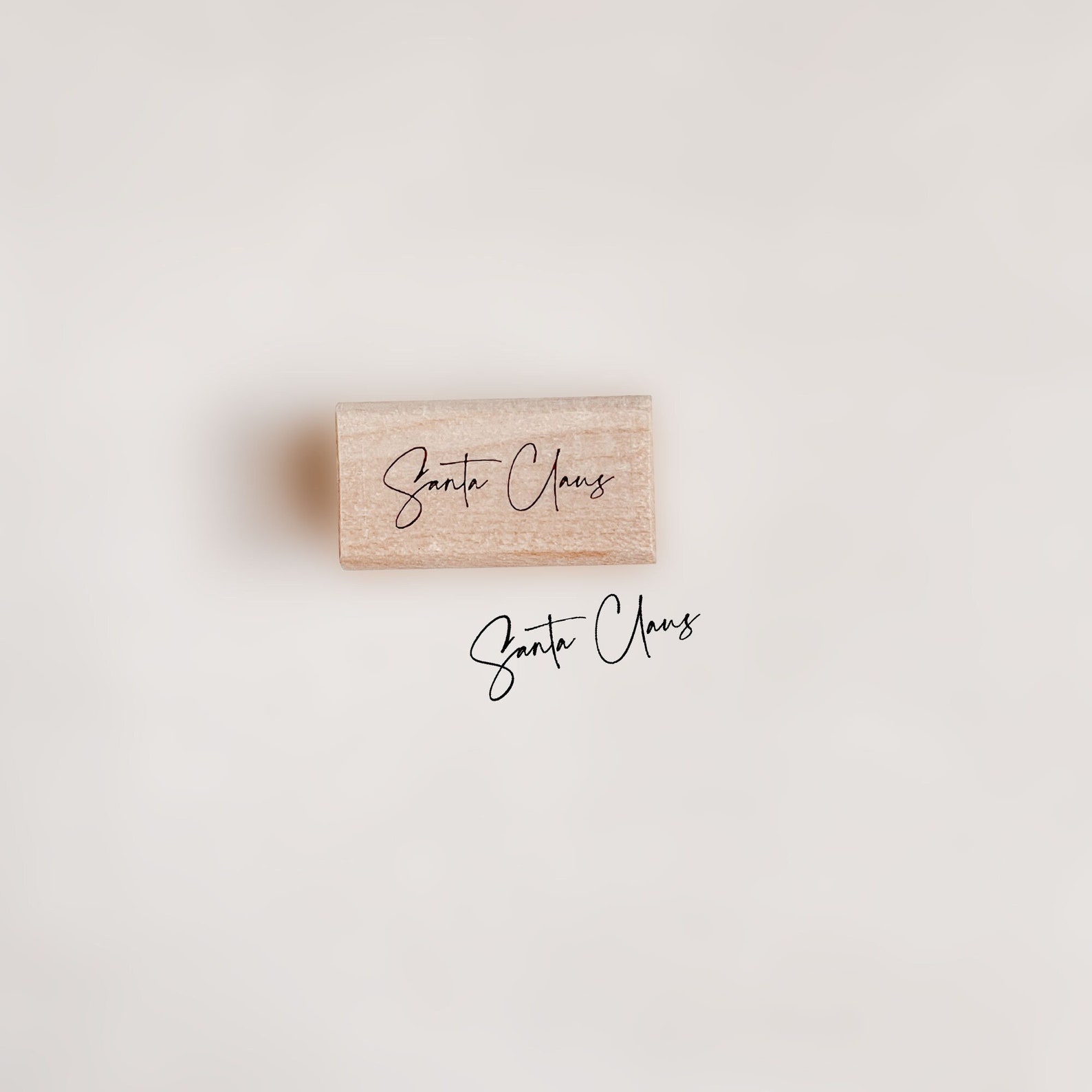 Wooden Official Santa Signature Stamp Official Santa | Etsy