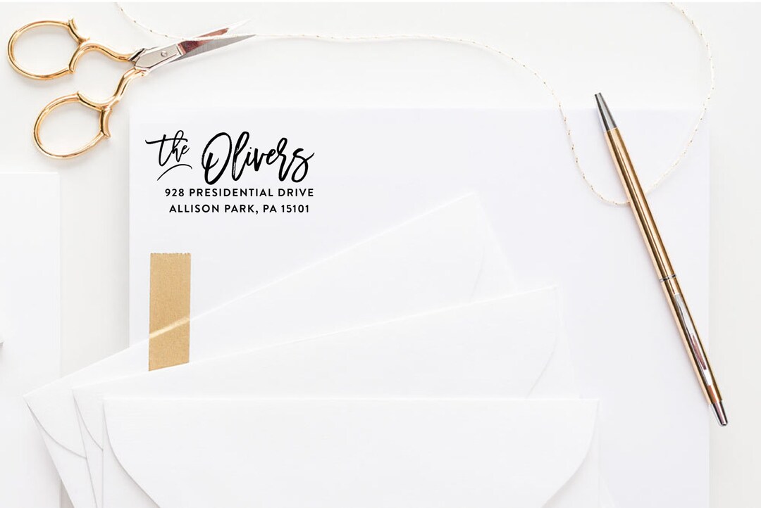 Self Inking Address Stamp, Custom Stamp, Custom Address Stamp, Custom ...