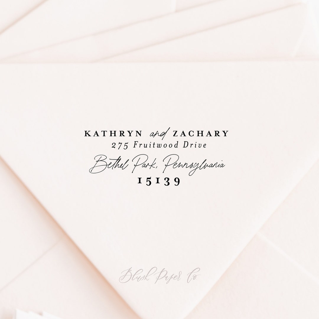 Return Address Stamp, Self Inking Return Address Stamp, Return Label ...