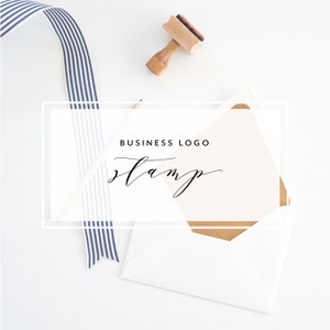 Large Custom Stamp 4" 5" 6" 7" or 8" Custom Logo Stamp Custom Rubber ...