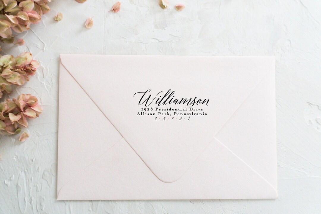 Personalized Return Address Stamp, Custom Stamp, Self Inking Stamp ...