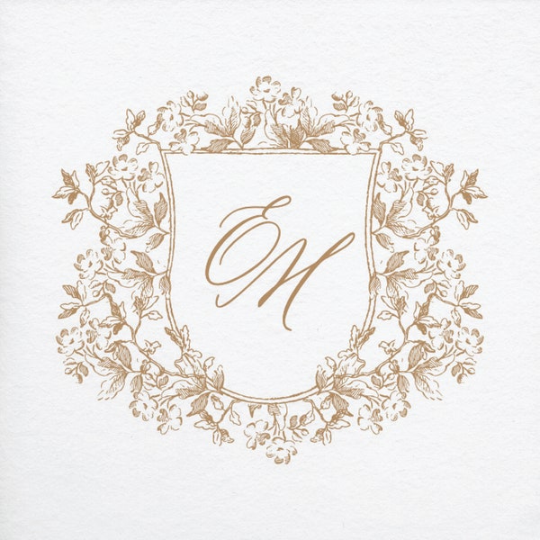 Monogram Crest - Etsy